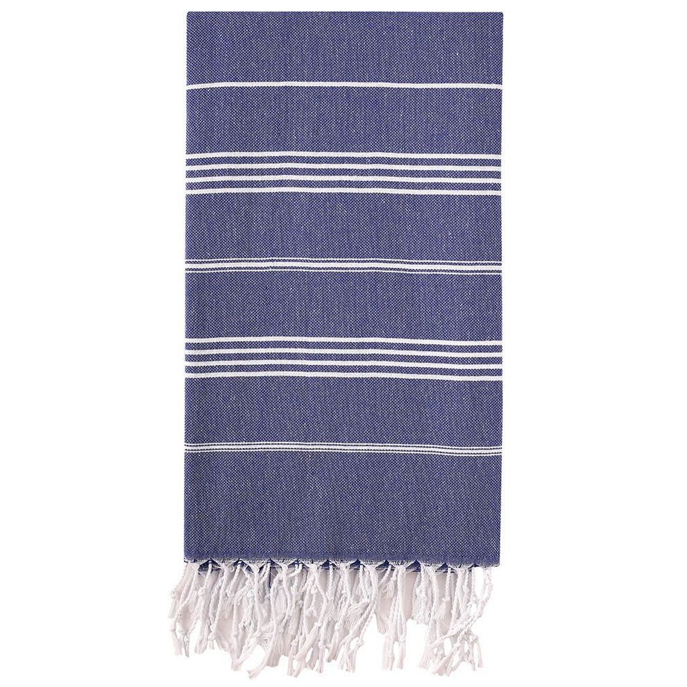 Navy Blue Classic Turkish Towel – Shaka Love